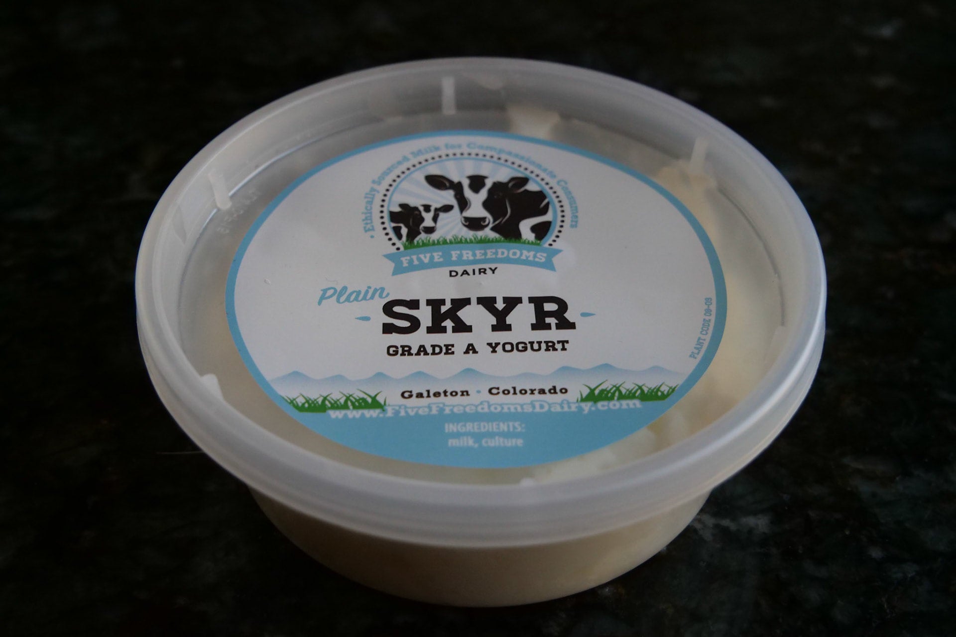Skyr Yogurt- 8 ounce | Five Freedoms Dairy